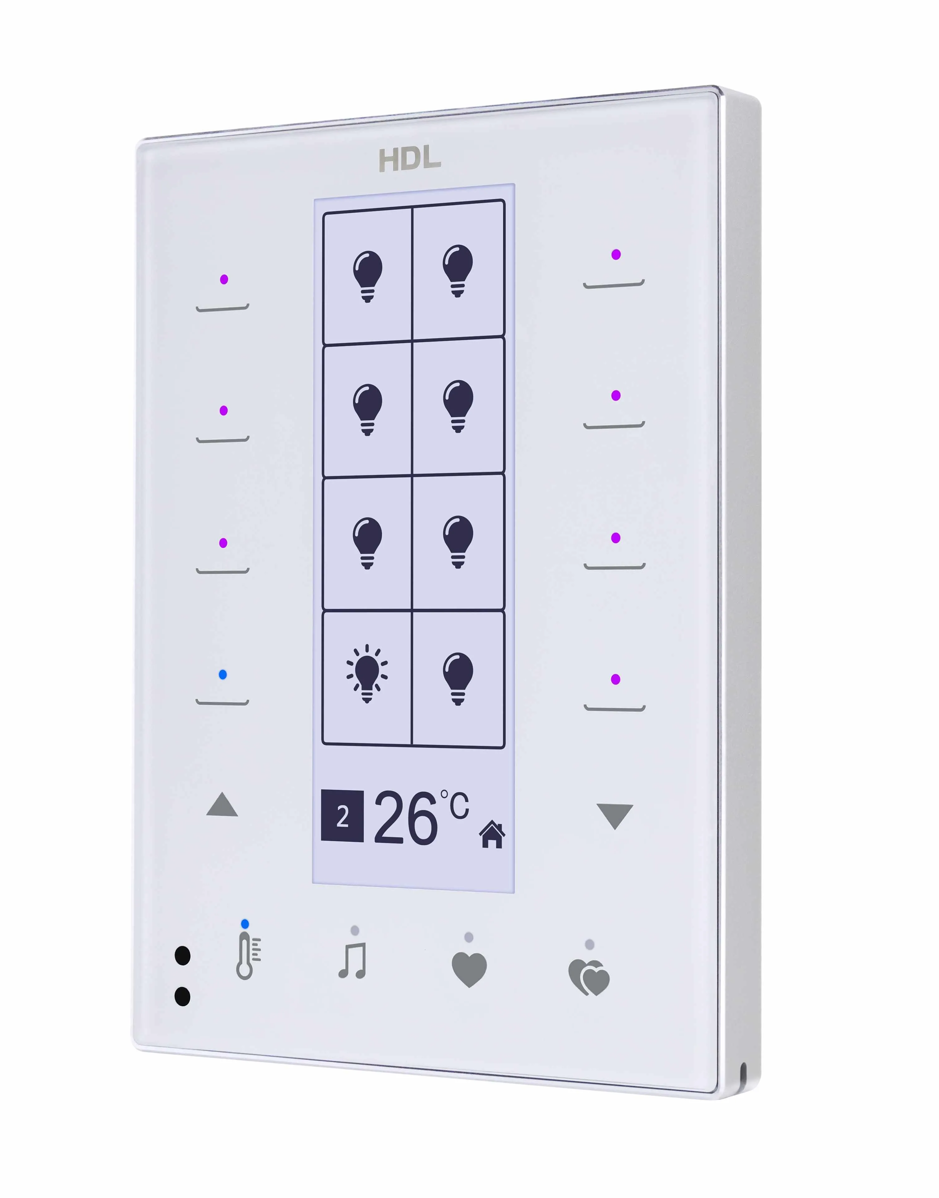 Сенсорная панель с экраном DLP (без шинного соединителя HDL-MPLPI.46-A), HDL-MPTL14.46-A ...