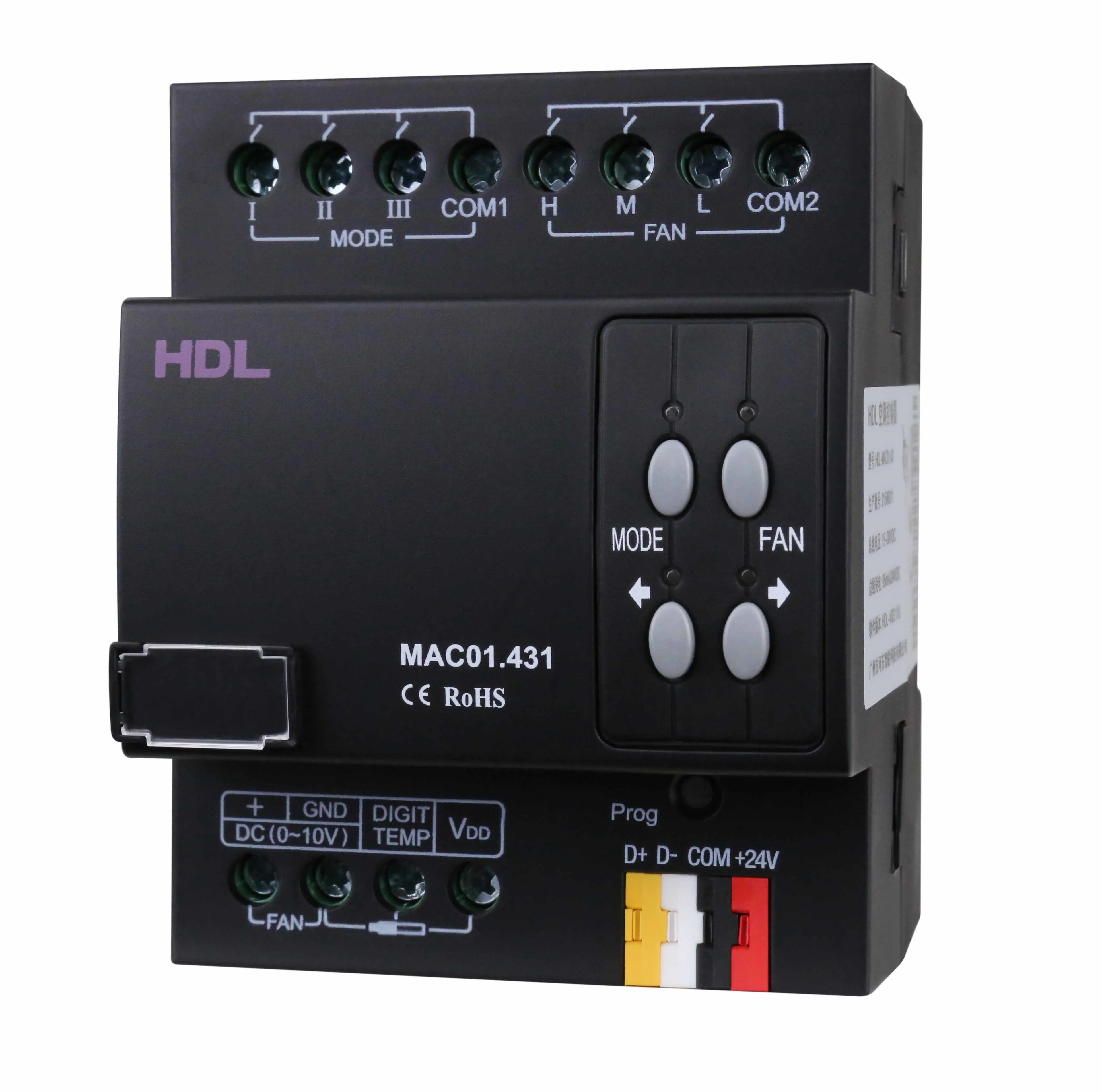 Модуль управления климатом, фанкойлами, HDL-MAC01.431 - купить в HDL Automation